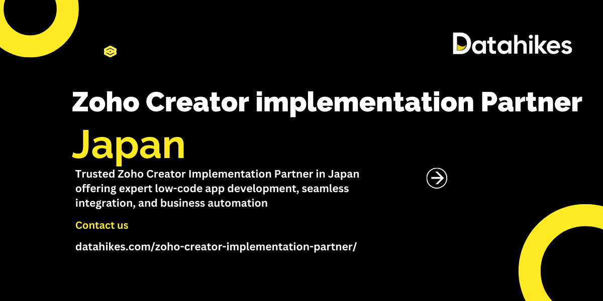 🚀 #1 Expert Zoho Creator Implementation Partner in Japan - Zoho Authorized Partner | Zoho ...
