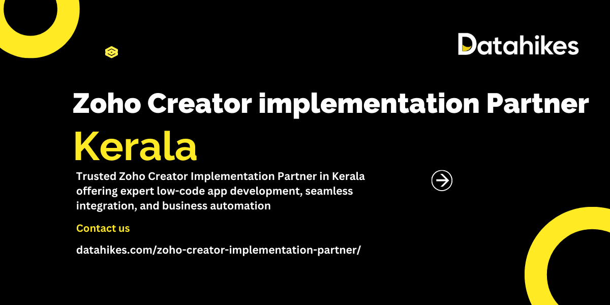🚀 #1 Expert Zoho Creator Implementation Partner in Kerala – - Zoho Authorized Partner | Zoho ...